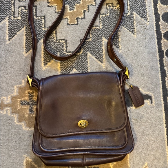 Coach | Bags | Coach Classic Vintage Rambler Legacy Brown Leather ...
